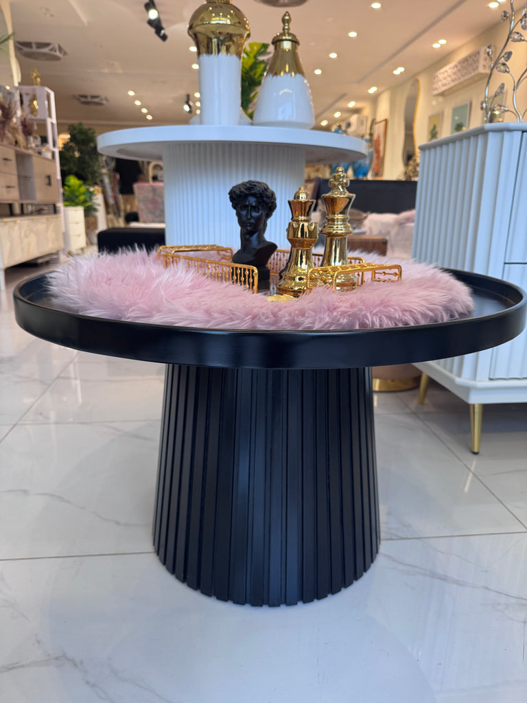 Black Castle Coffee Table – Wood Action