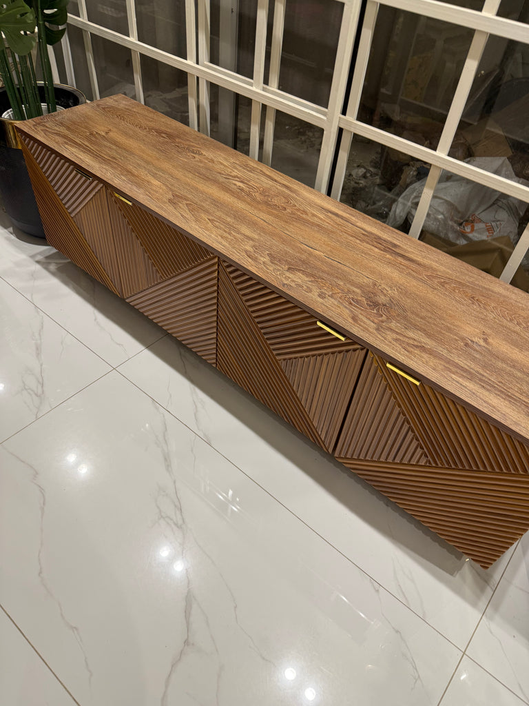 Nicholas Lcd Console Wood Action