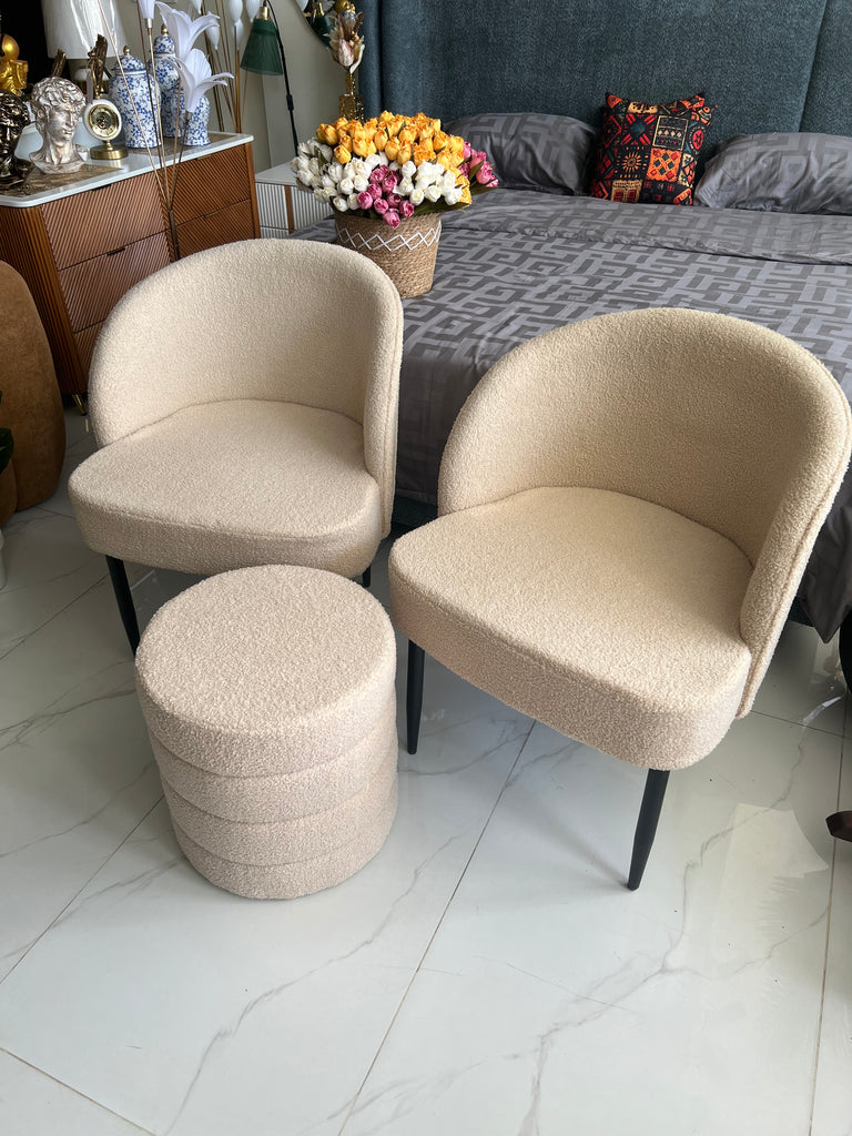 Cove Chair Set Beige – Wood Action
