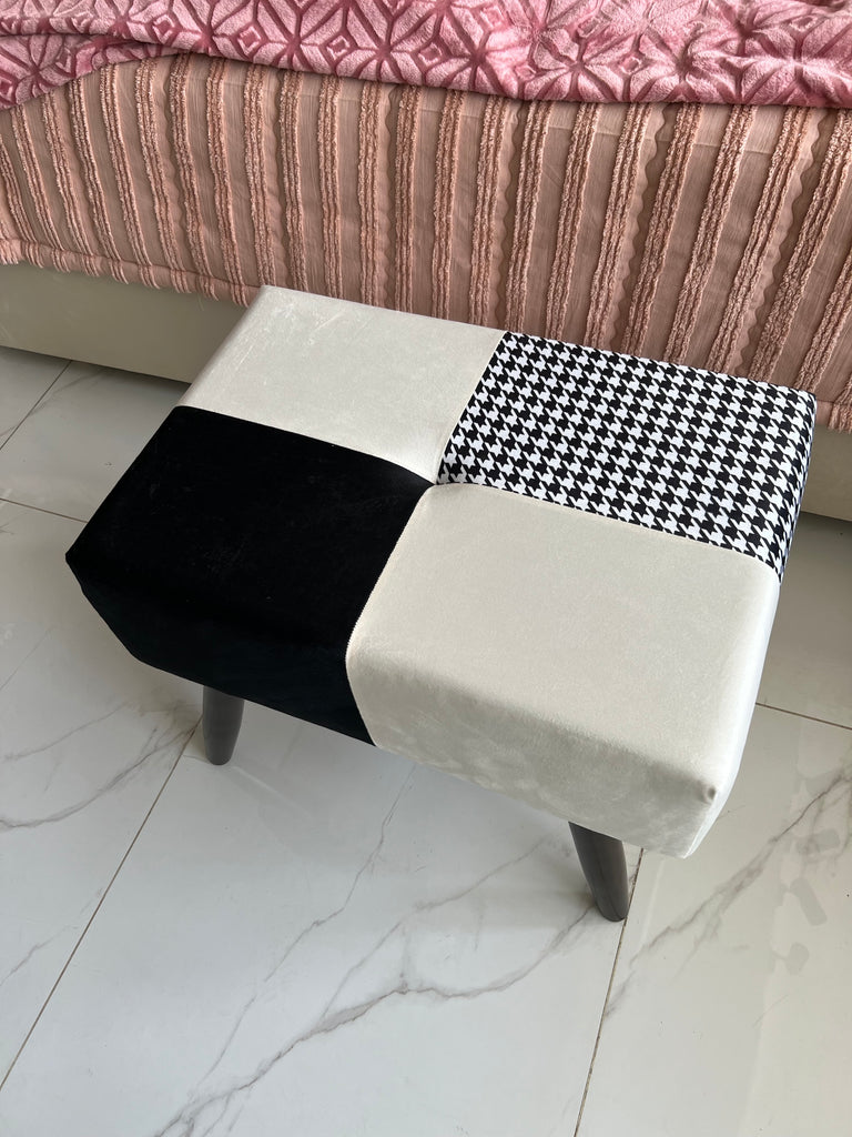 Patchwork stool 008 – Wood Action