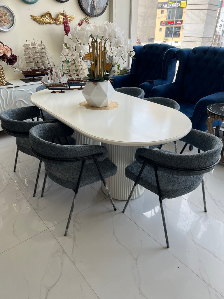Blue Pearl Dining table – Wood Action