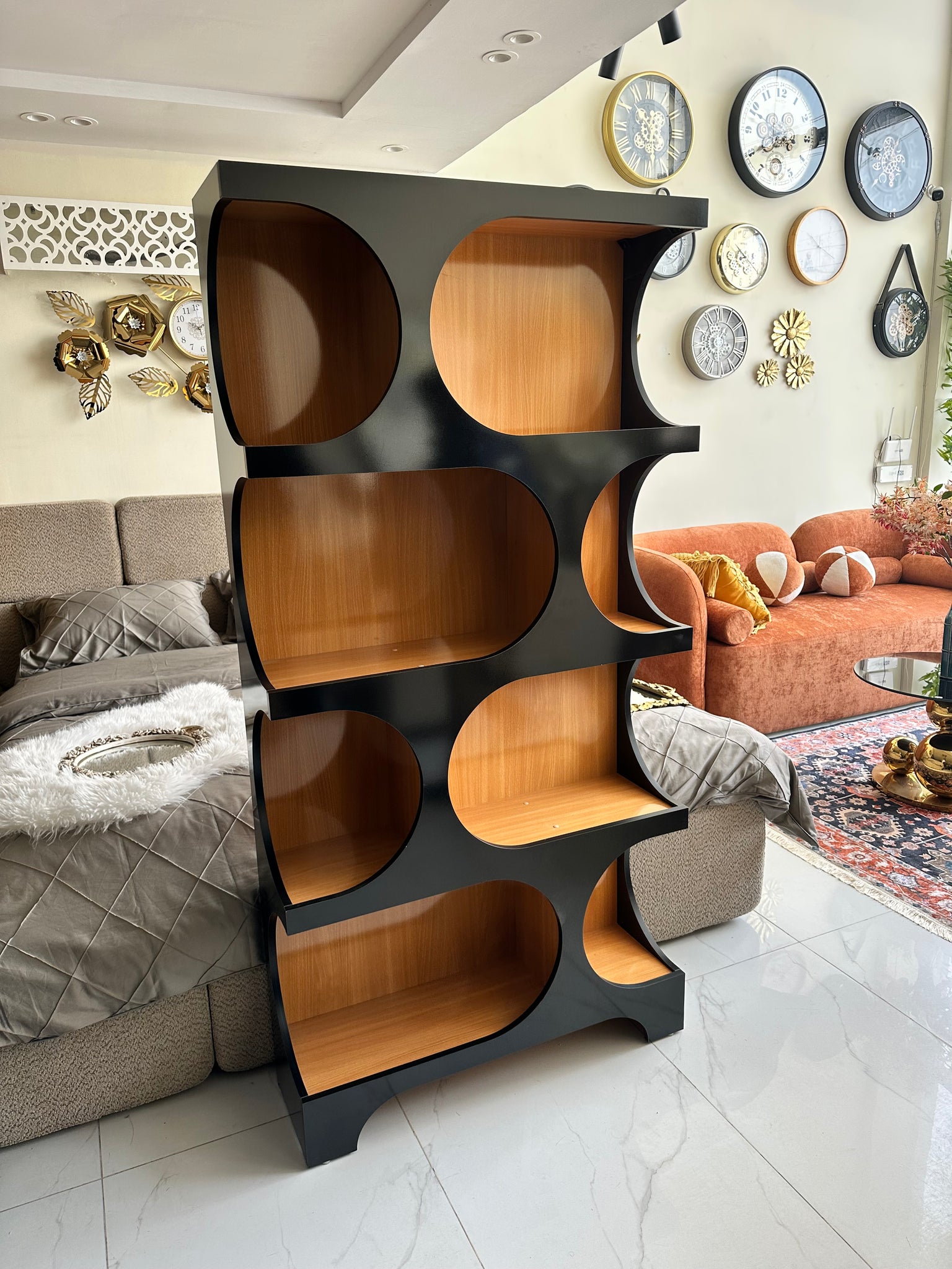 Vogue Curve Shelf – Wood Action