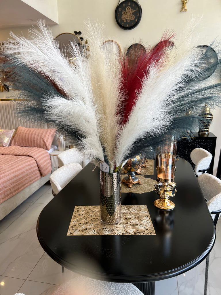 Synthetic feather for vase – Wood Action