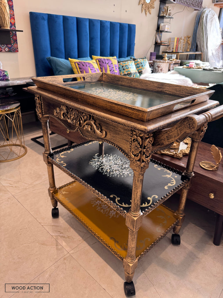 Anna detachable Wooden Trolley – Wood Action