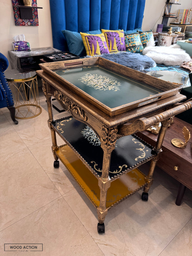 Anna detachable Wooden Trolley – Wood Action