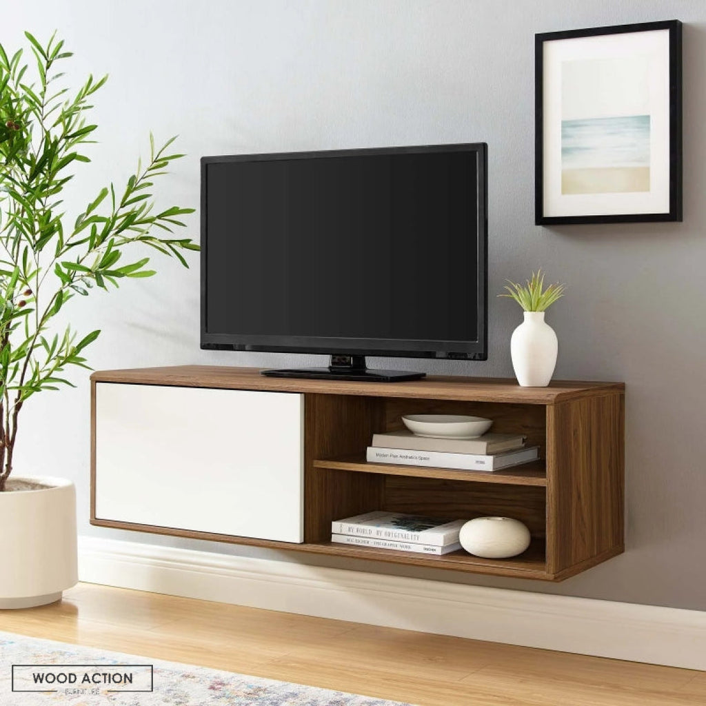 ELLA LCD Console – Wood Action