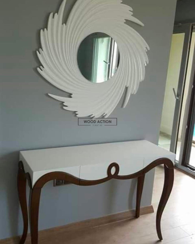 Emily Mirror Console – Wood Action