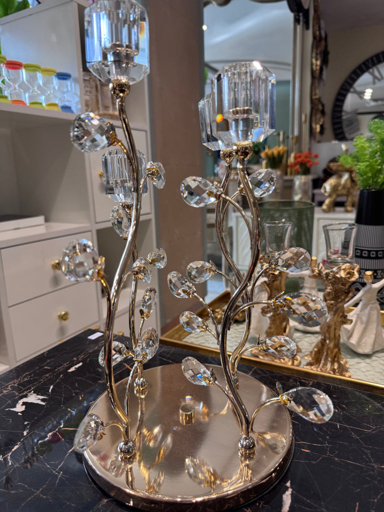 Glass premium candle stand 004 – Wood Action