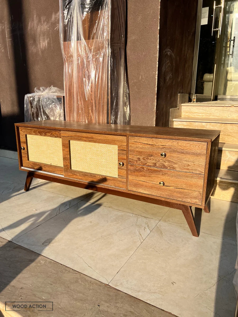 Jane LCD Console – Wood Action