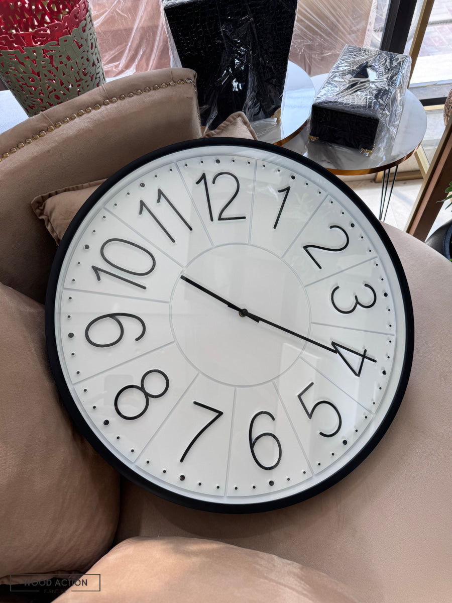 Large Wall Clock 2ft 01 – Wood Action