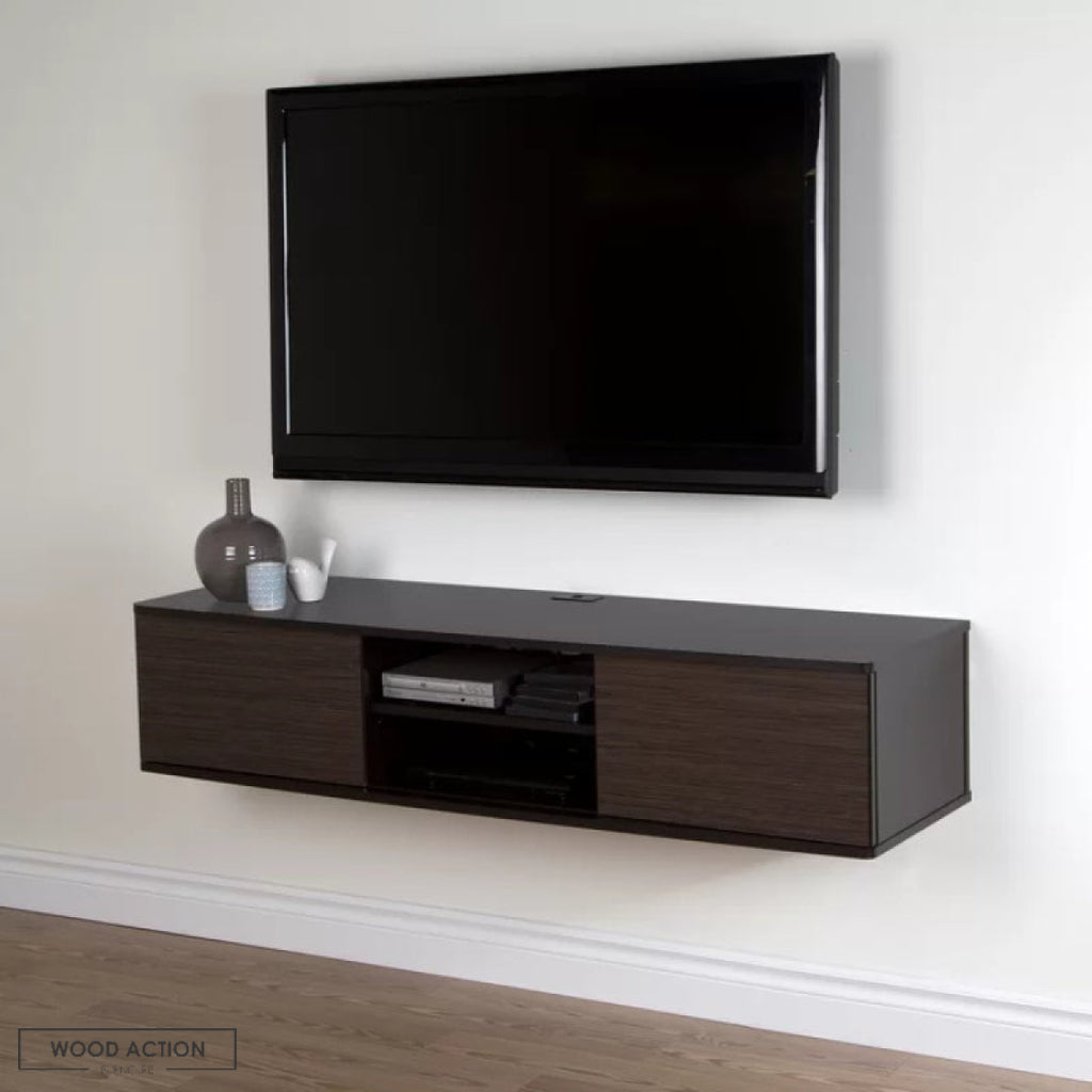 MEGHAN LCD Console – Wood Action