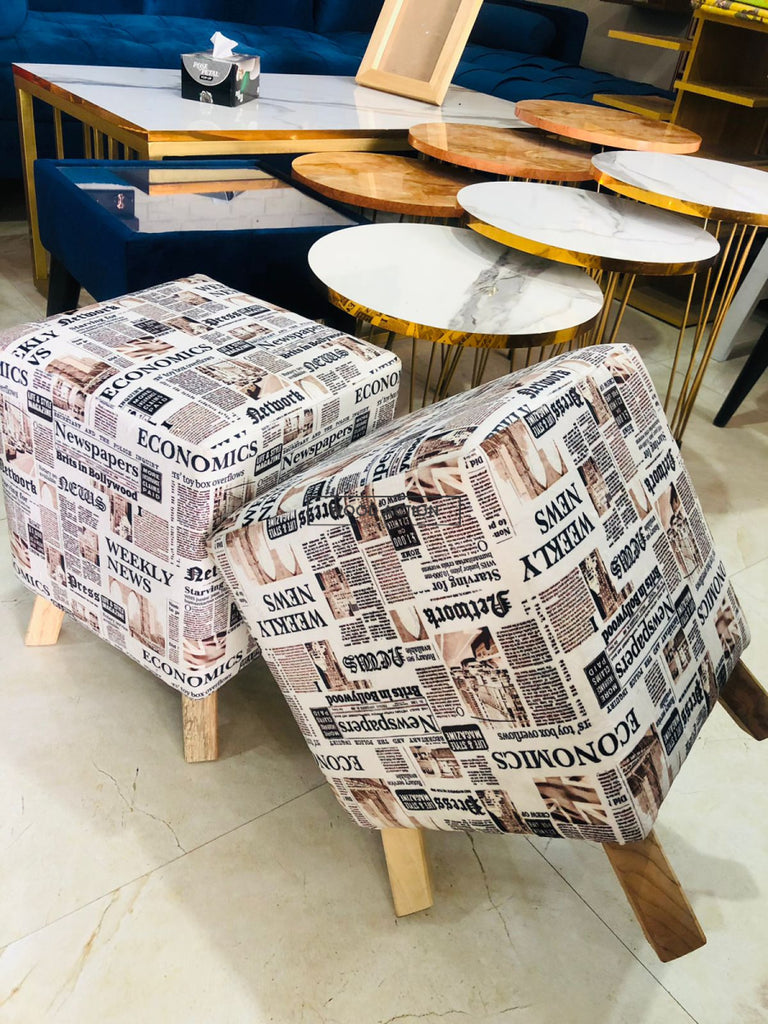 Newspaper Stools 001 – Wood Action