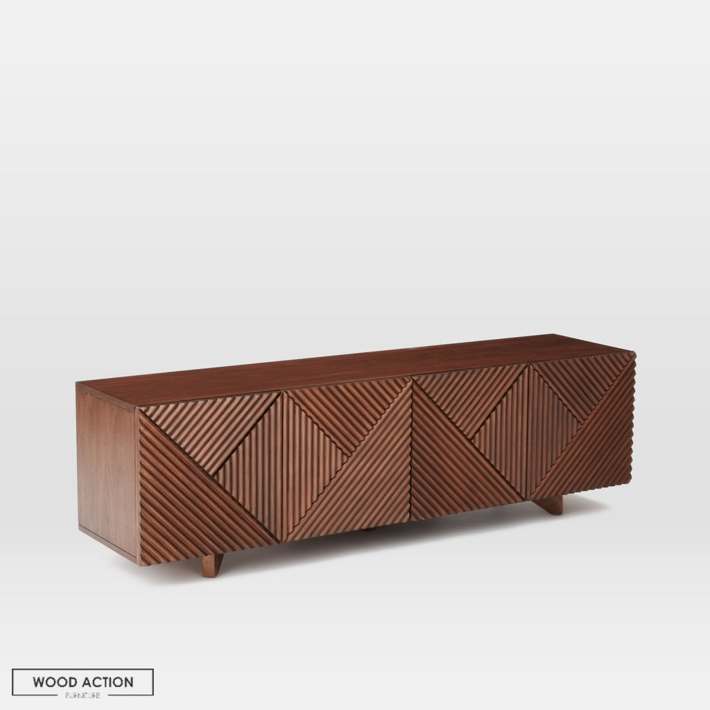 Nicholas Lcd Console Wood Action