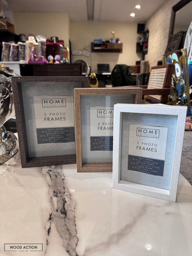 Set of 3 box frame – Wood Action